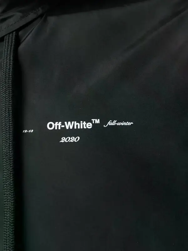 Off-White Hooded Rain Coat