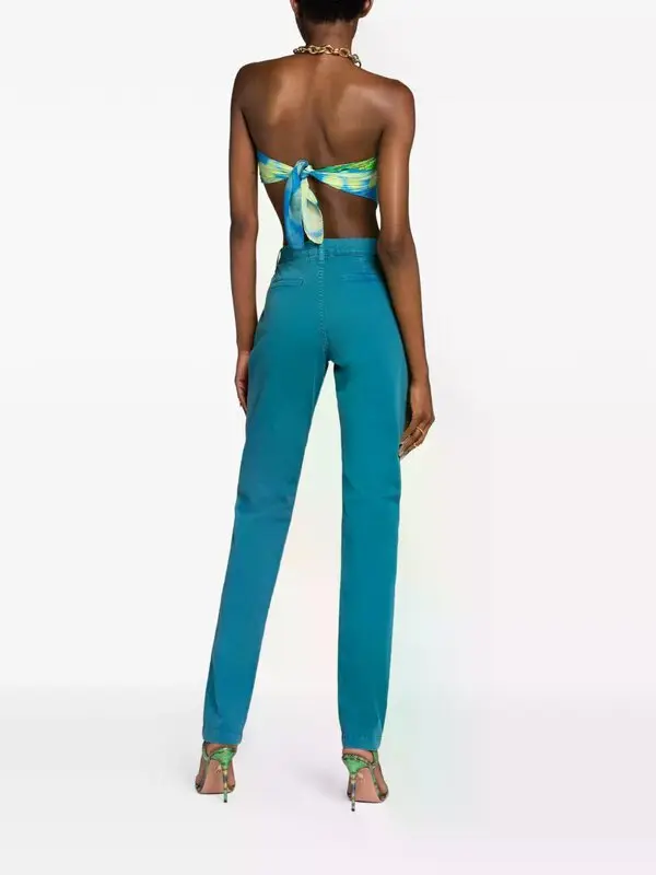 Roberto Cavalli Button-fastening Belt-loop Trousers