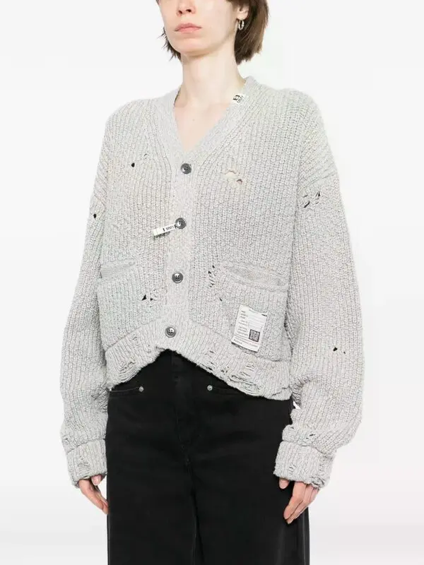 Mihara Yasuhiro Distressed Cardigan