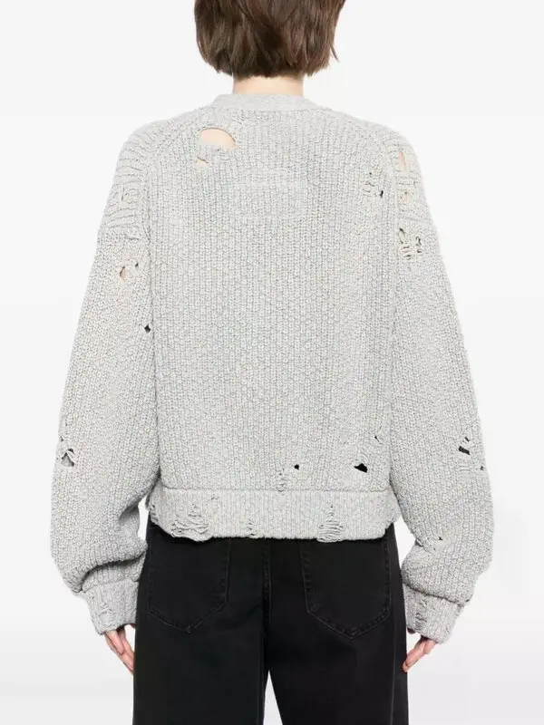 Mihara Yasuhiro Distressed Cardigan