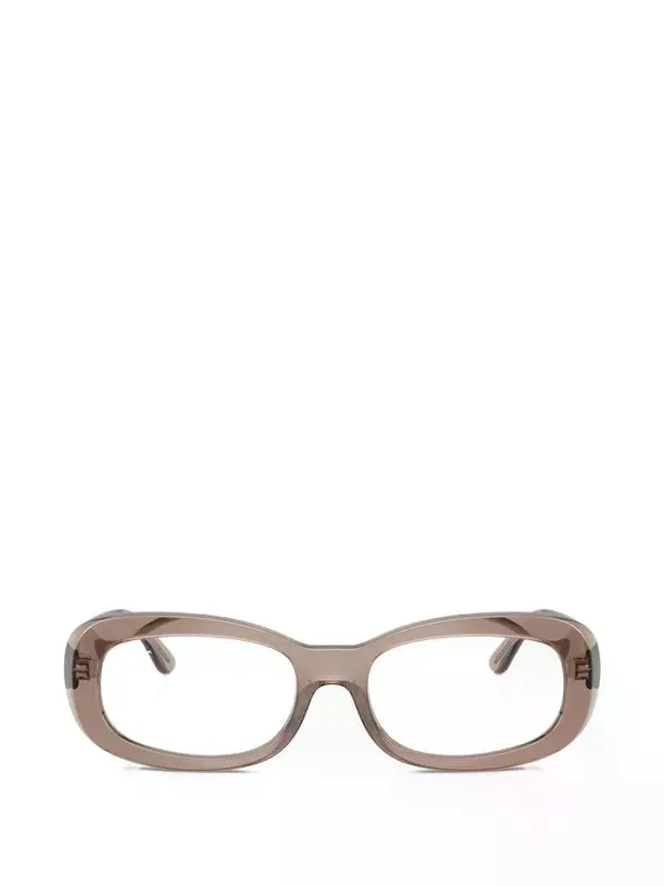 Ray-ban Oval-frame Glasses - Neutrals