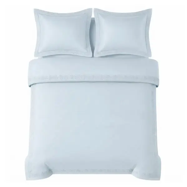 PURE PARIMA Ariane Duvet Cover Set Icy - Blue