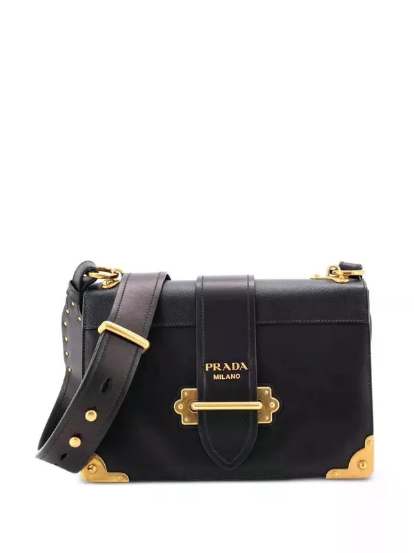 Prada Cahier Large Crossbody Bag In Leather