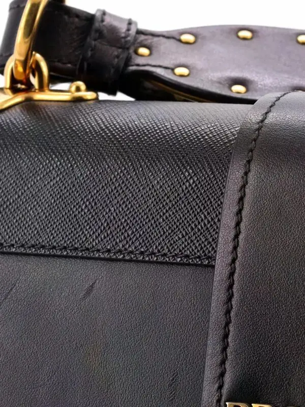 Prada Cahier Large Crossbody Bag In Leather