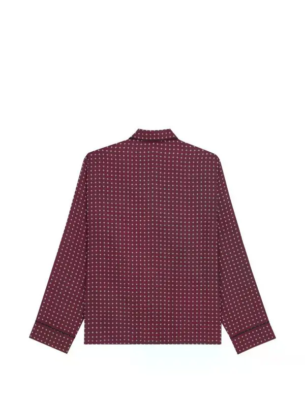 Saint Laurent Geometric Print Pajama Shirt