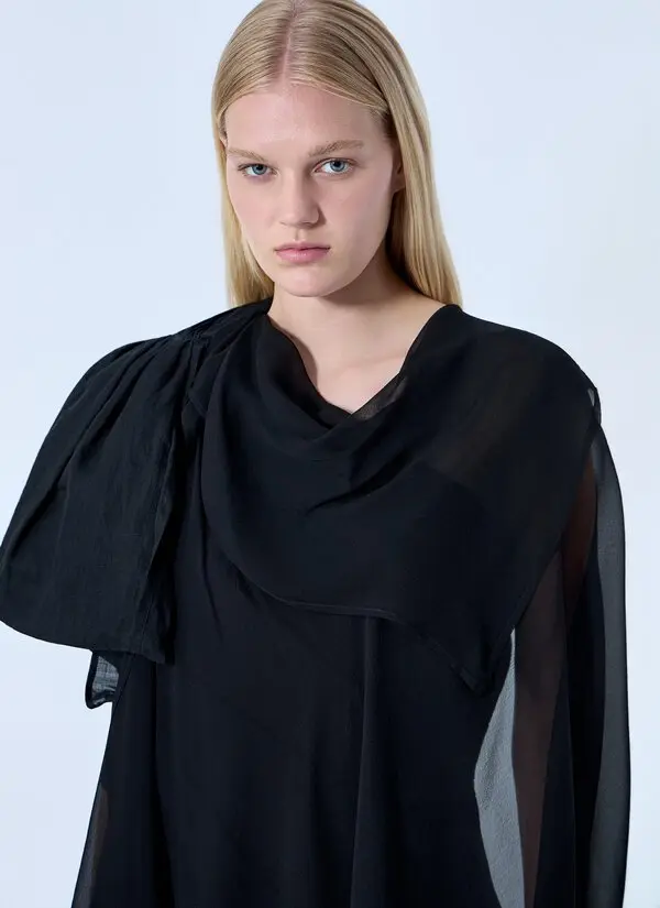 Yohji Yamamoto Asymmetrical Layered Dress