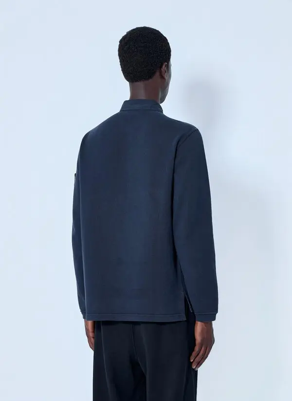 Stone Island Long Sleeve Polo Shirt - Blue