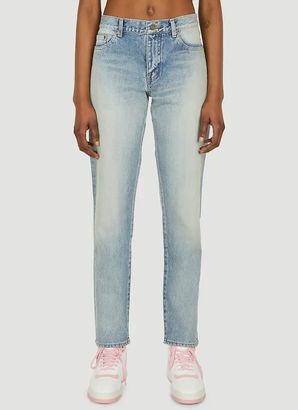 Saint Laurent Boyfriend Jeans - Blue