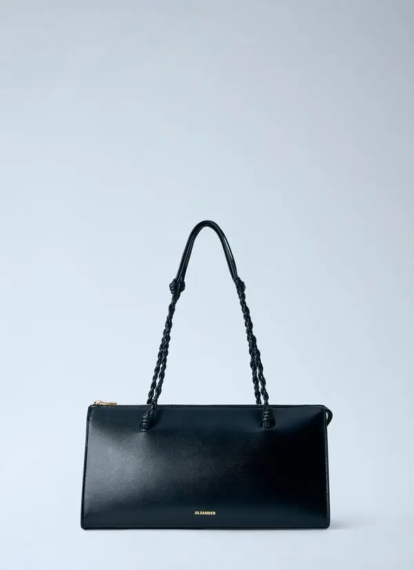 JIL SANDER Tangle Shoulder Bag - Black