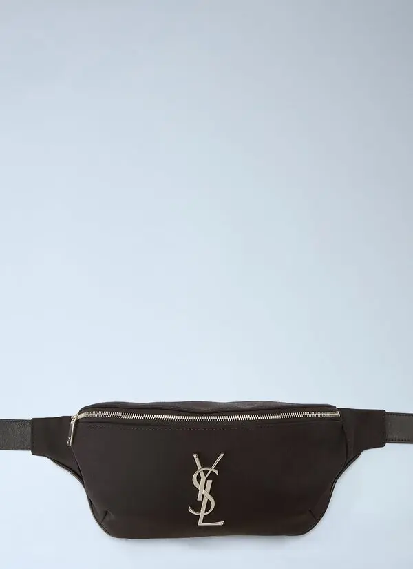 Saint Laurent Cassandre Classic Belt Bag - Black