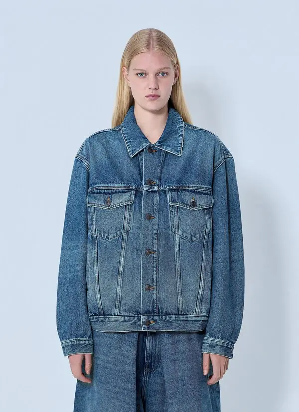 Balenciaga Kick Jacket - Blue