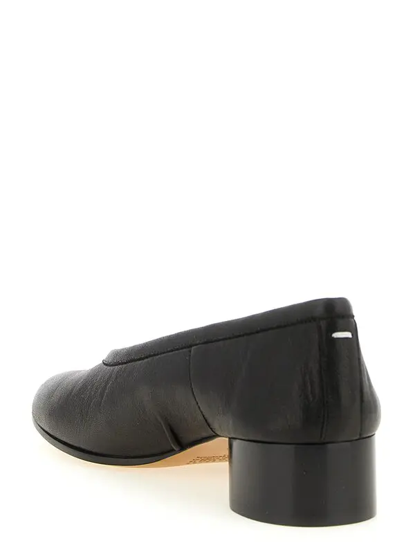 MAISON MARGIELA Tabi Ballet Flats In Grained Leather