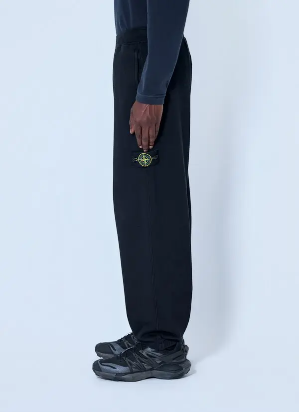 Stone Island Elasticated Track Pants - Black