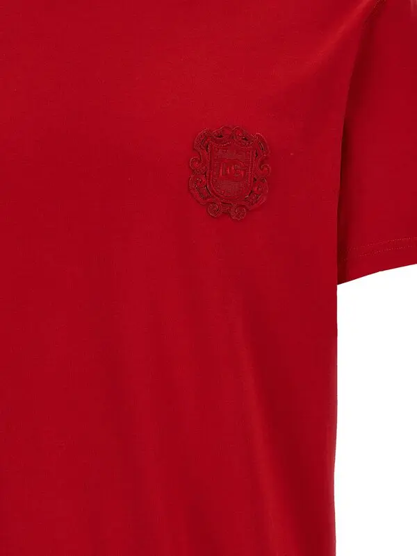 Dolce & Gabbana Tone-on-tone Patch T-shirt