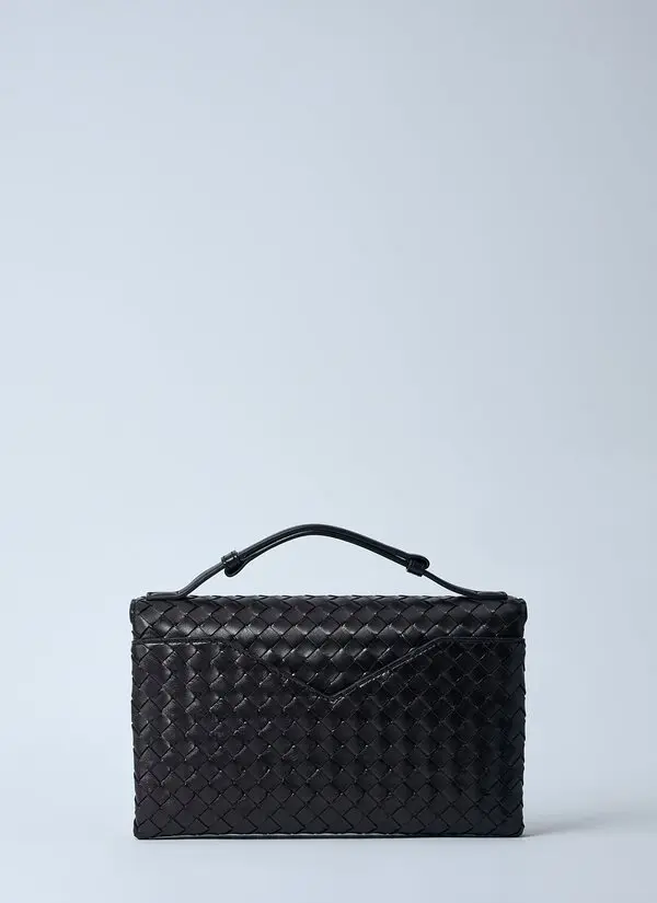 Bottega Veneta Knot Lock Crossbody Bag - Brown
