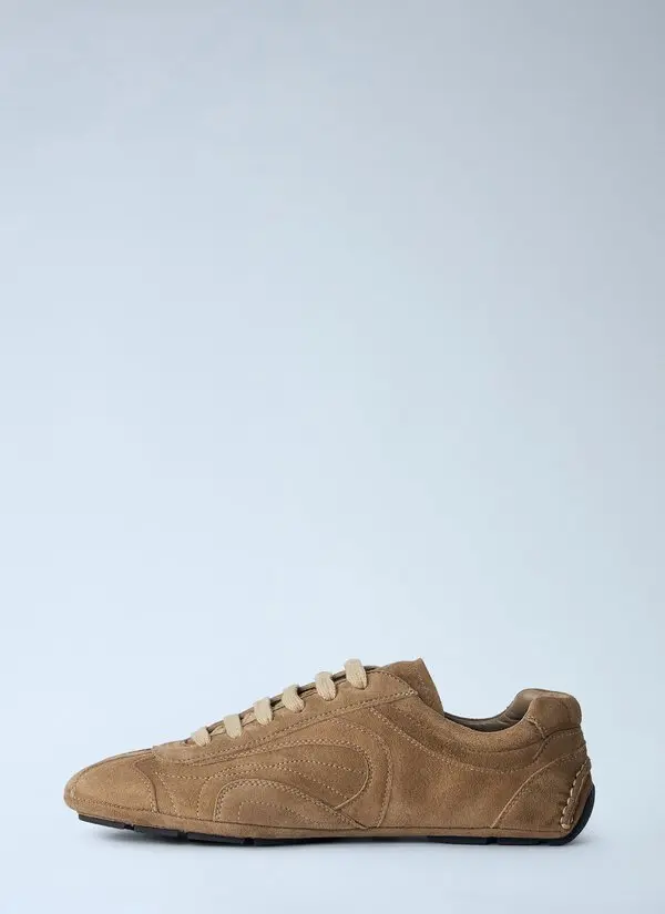 Prada Montecarlo Re-edition 2005 Suede Sneakers - Brown
