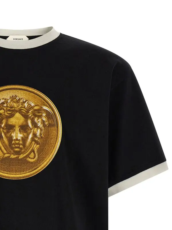 Versace Medusa Coin' T-shirt - Black