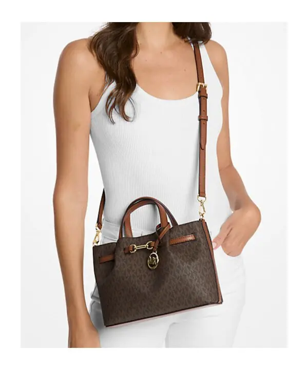 Michael Kors Carson Small Signature Logo Satchel