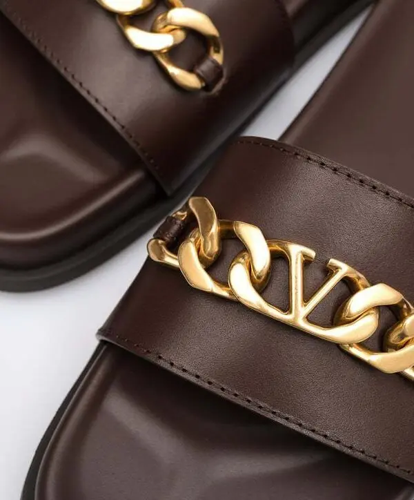 Valentino Garavani Logo Slippers