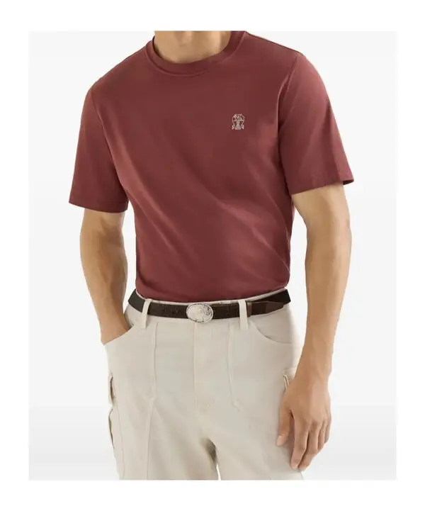 Brunello Cucinelli Crest Logo T-shirt