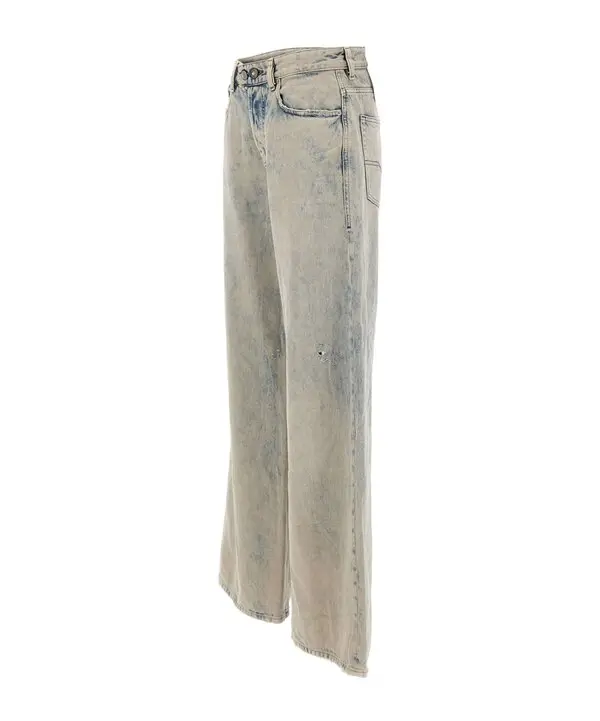 DIESEL® 1996 D-sire-yu Distressed Wide Leg Jeans