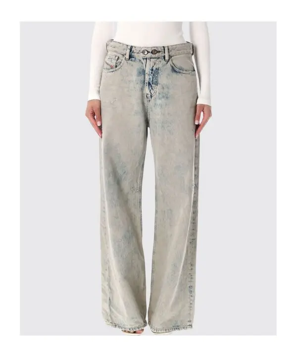 DIESEL® 1996 D-sire-yu Distressed Wide Leg Jeans