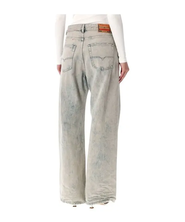 DIESEL® 1996 D-sire-yu Distressed Wide Leg Jeans