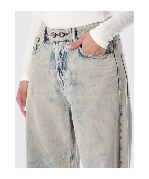 DIESEL® 1996 D-sire-yu Distressed Wide Leg Jeans