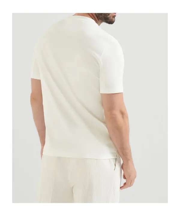 Brunello Cucinelli Cotton-jersey Crew-neck T-shirt With Print