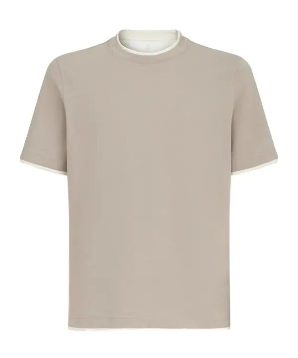 Brunello Cucinelli Short-sleeved T-shirt - Grey