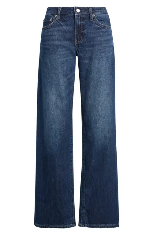 DAZE Keeper Distressed Straight Leg Jeans - Dark Authentic