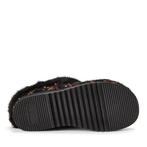 DEARFOAMS Daphne Knit Clog Slippers - Black