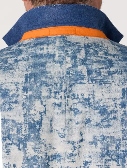 TALLIA Big & Tall Denim Blazer