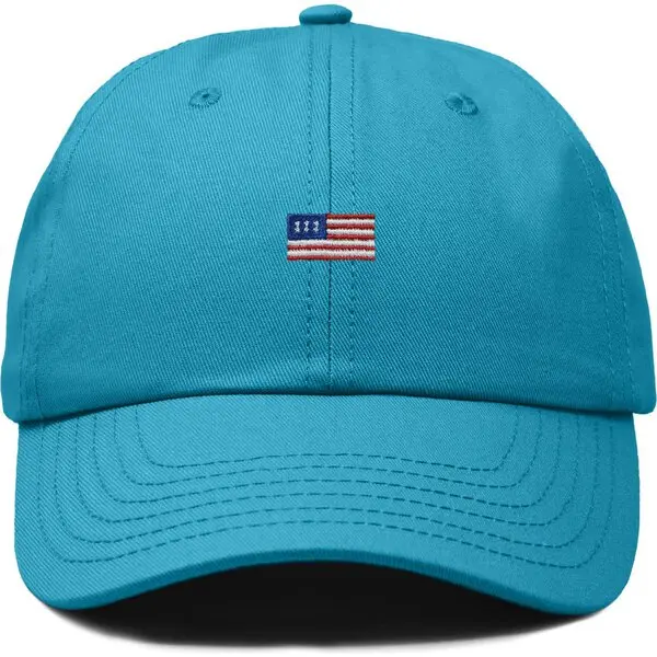 DALIX Usa Flag Dad Cap - Teal