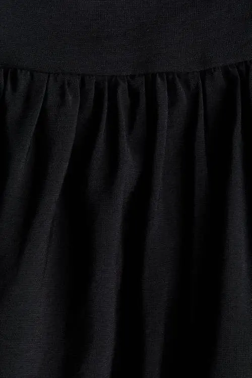 H&m Tie-strap Midi Dress - Black