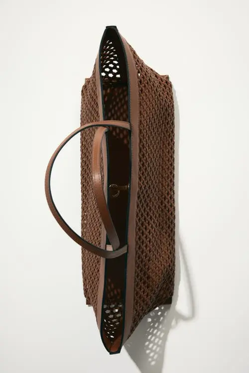 H&m Lattice-weave Shopper