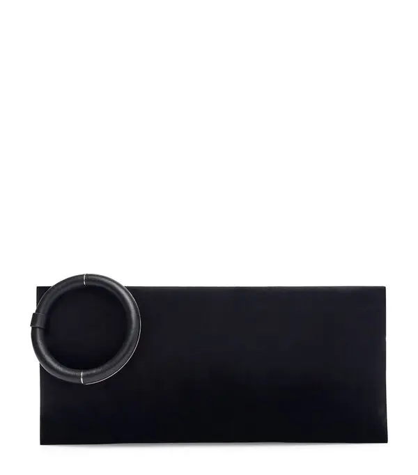TOM FORD Velvet Ring Clutch - Black