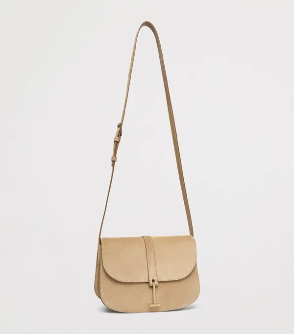 TOM FORD Large Suede Cross-body Bag