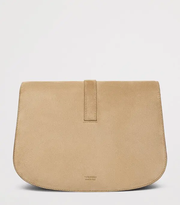 TOM FORD Large Suede Cross-body Bag