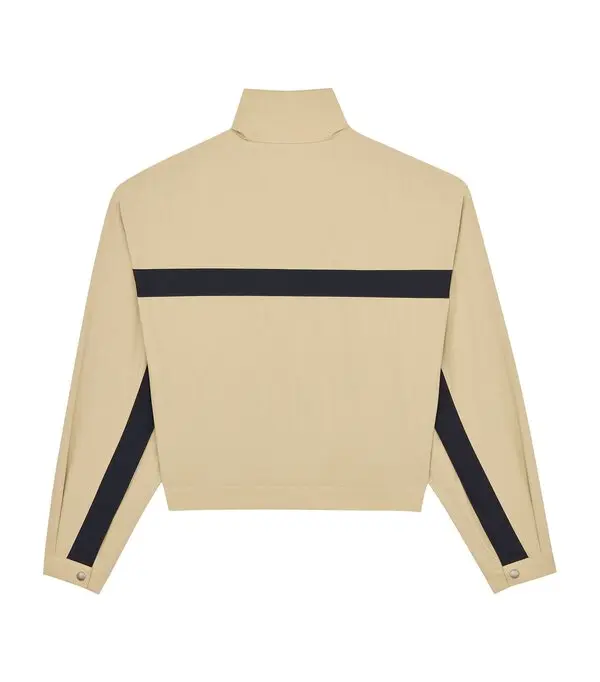 Saint Laurent Cotton Logo Windbreaker Jacket