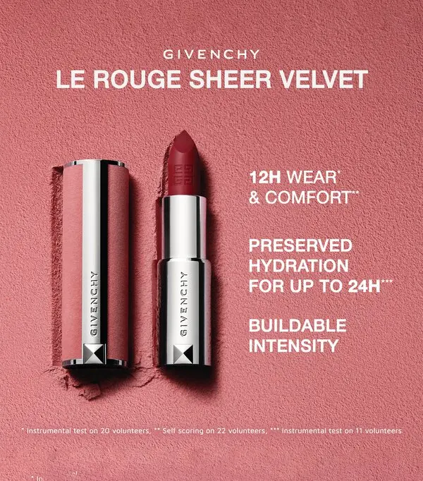 Givenchy Le Rouge Sheer Velvet Refillable Matte Lipstick