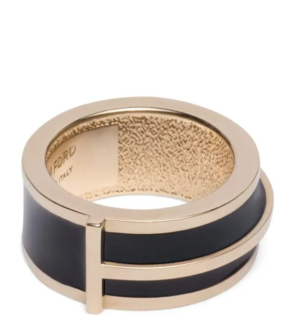 TOM FORD Enamel Ring - Black