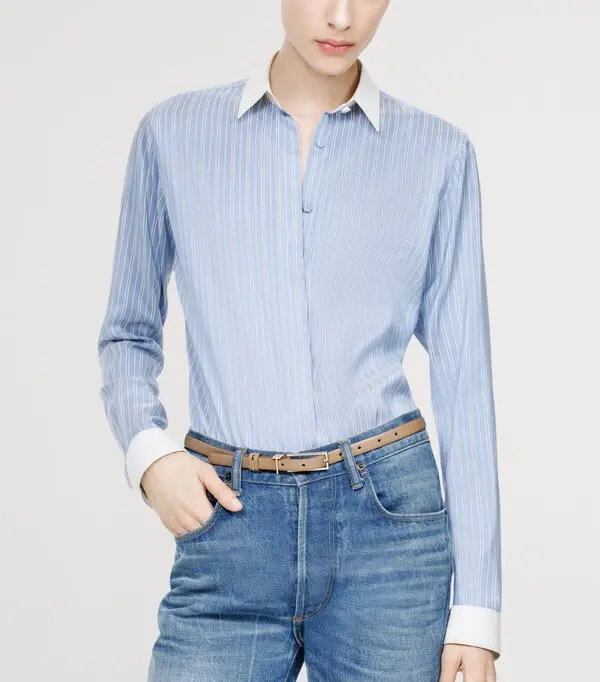 TOM FORD Leather T Icon Belt