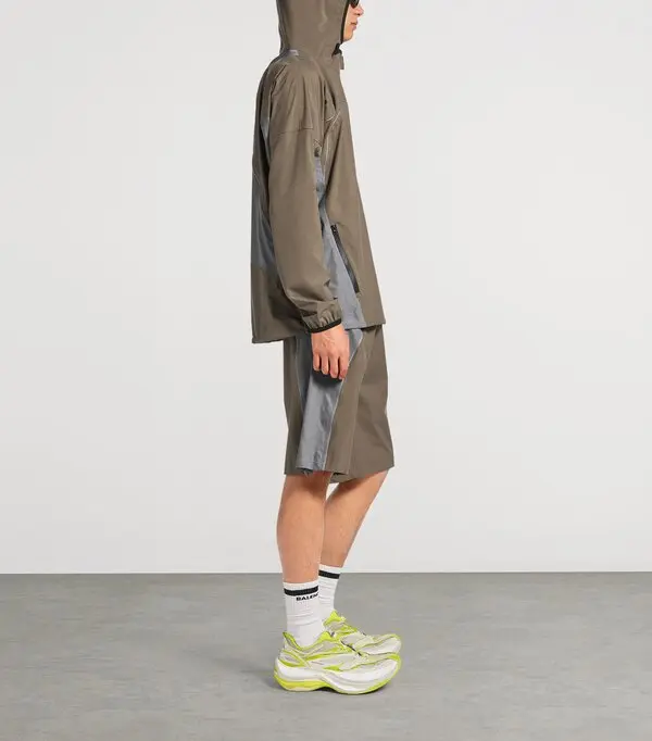 Balenciaga Reflective Techwear Zip-up Jacket