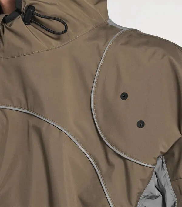 Balenciaga Reflective Techwear Zip-up Jacket