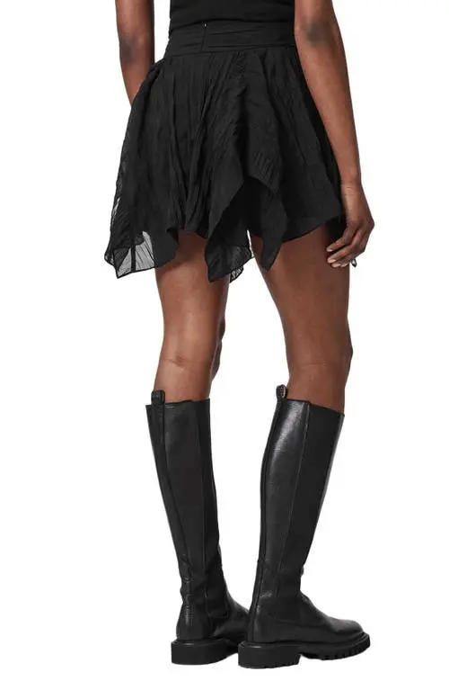 ALLSAINTS Asal Asymmetric Miniskirt