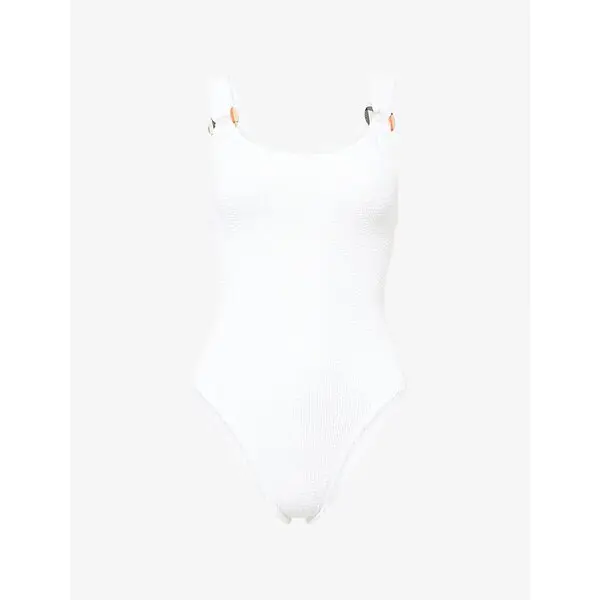Hunza G Burberry X Domino Swimsuit - White