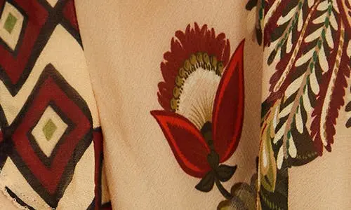 Farm Rio Floral Cascade Long Sleeve Top