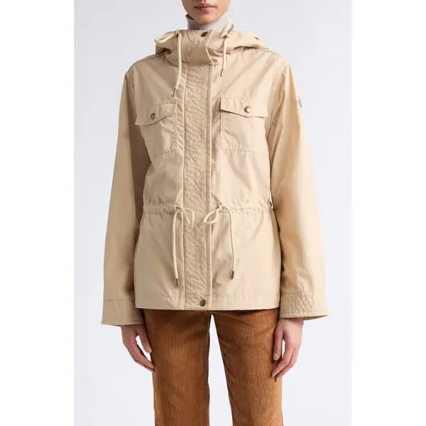 Moncler Serin Short Parka - Beige