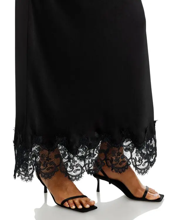 Bardot Elisan Lace Satin Maxi Skirt